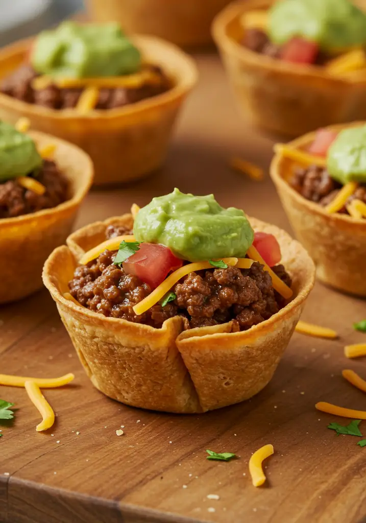 Easy Taco cups - Cravingdish