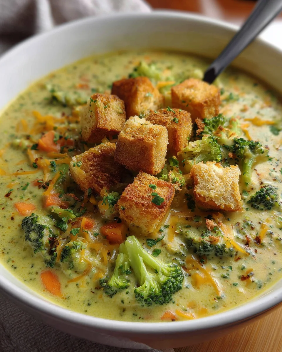 Smoked Gouda Broccoli Soup